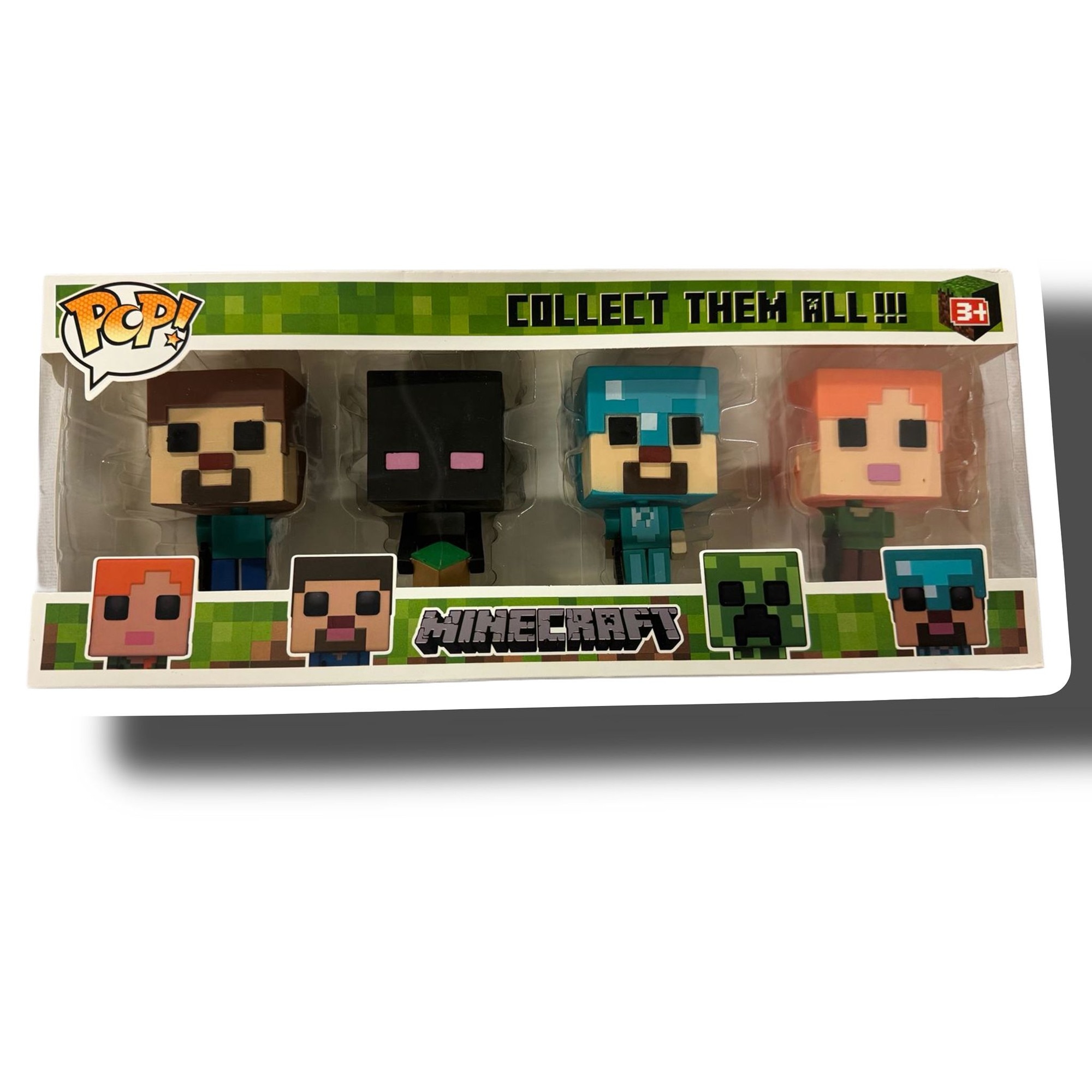 Set 4 Figurine Minecraft, 6-8 cm, Jucarii pentru Copii, Plastic ...