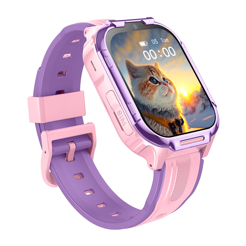 Ceas Smartwach copii Juls&Sim®, model D55, 4G cu cartela SIM, 1+16GB ...