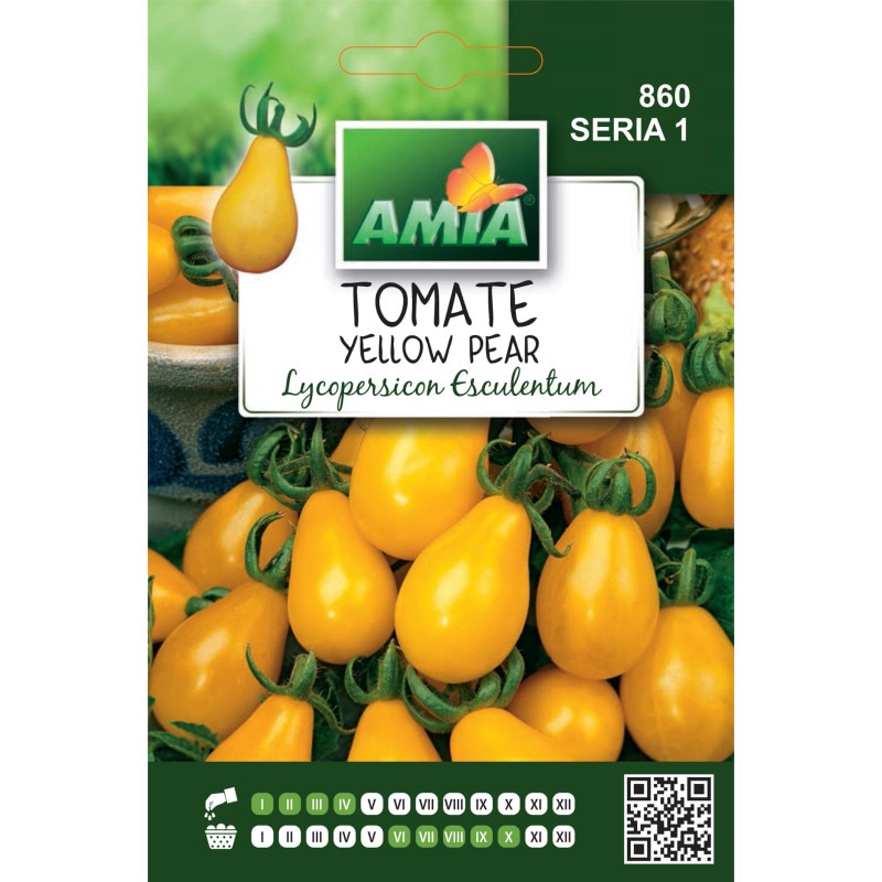 Seminte de tomate Yellow Pear 0, 7 grame - eMAG.ro