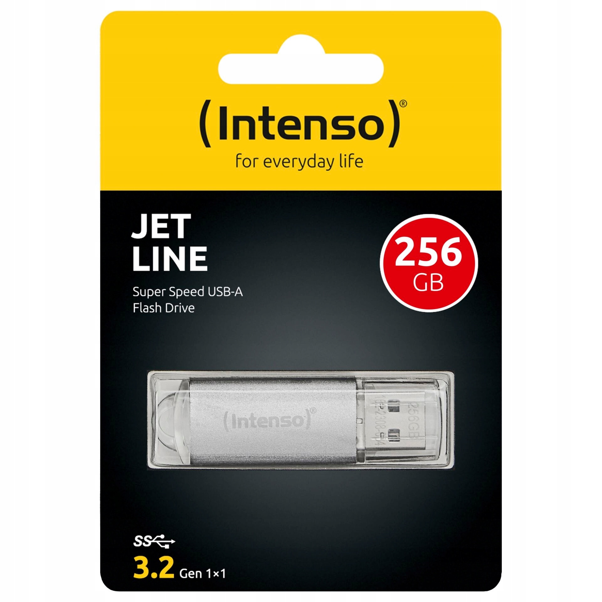 USB флаш памет Intenso Jet Line Алуминий 256 GB, USB 3.2 Gen 1 - eMAG.bg