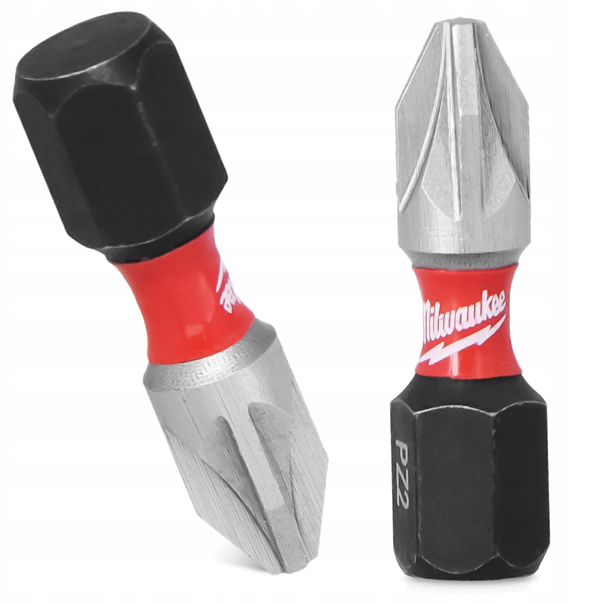 Set 3x Bit Udarowy Milwaukee PZ2 25mm, Cap Magnetica, SHOCWAVE - eMAG.ro