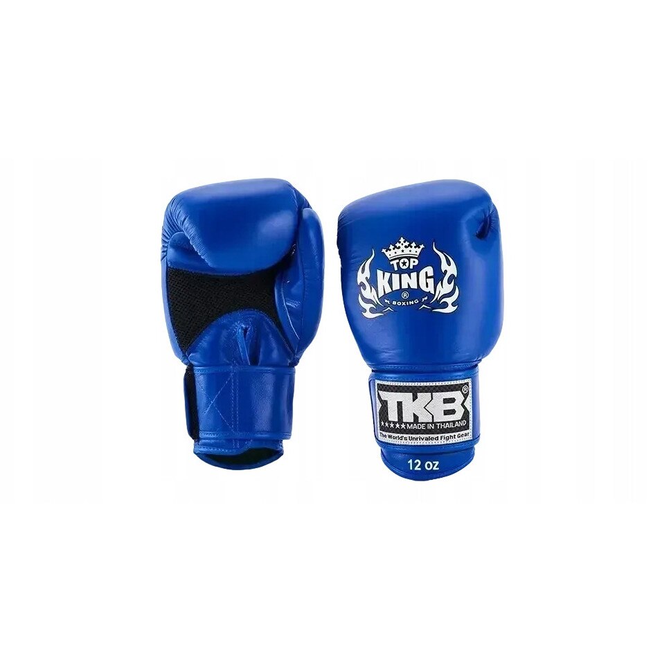 Manusi Box Muay Thai Top King Ultimate Air 14OZ Albastru - eMAG.ro