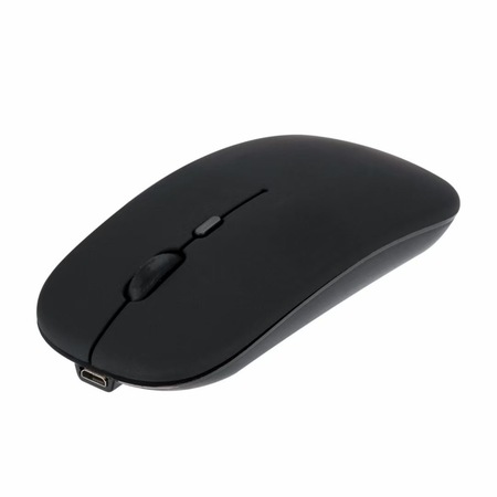 Mouse wireless Bluetooth, reincarcabil, mod dual silentios, negru - eMAG.ro