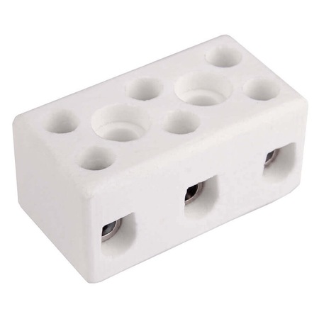 Conector ceramic 3 P max 4 mm², regleta de conexiuni de temperatura ...