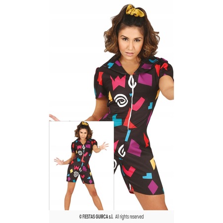 Costum Eleven Stranger Things, Guirca, anii '90, multicolor, marimea M ...