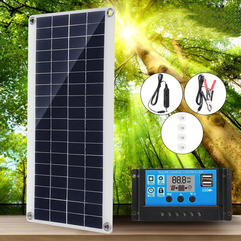 Kit panou solar din siliciu monocristalin de 300W 18VYDCY™, panou solar ...