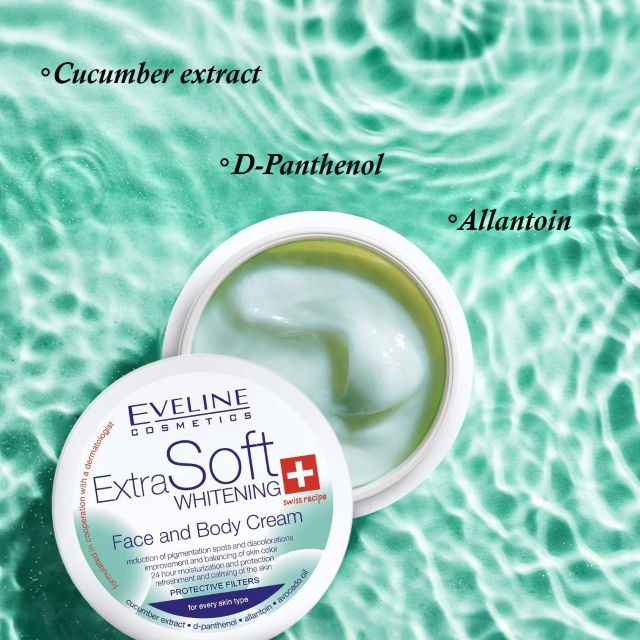 Crema de albire fata si corp Eveline Cosmetics Extra Soft 200 ml ...
