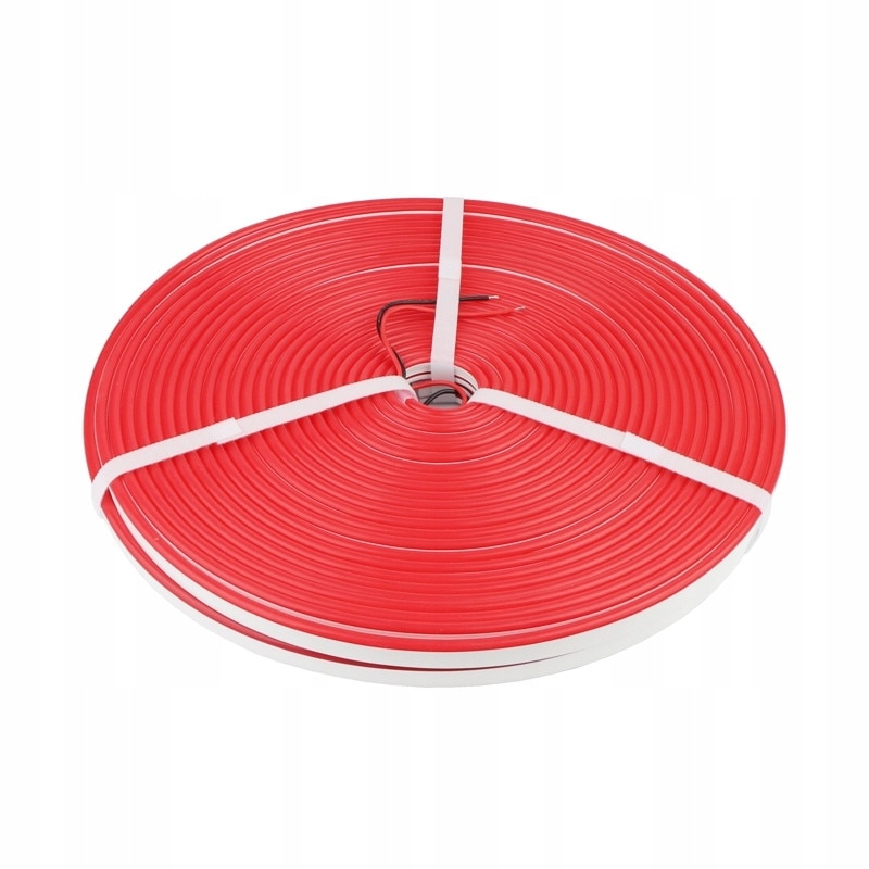 Лента LED Neon Flex, Design Light, червена, 12W/м, 25м, IP65 - eMAG.bg