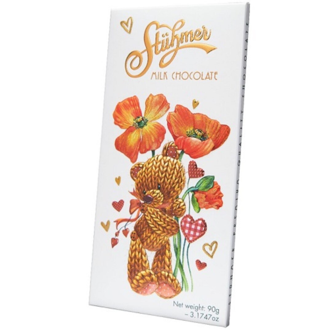 Stuhmer Ciocolata cu lapte(teddy bear) 90g- PRODUS DE CIOCOLATERIE ...