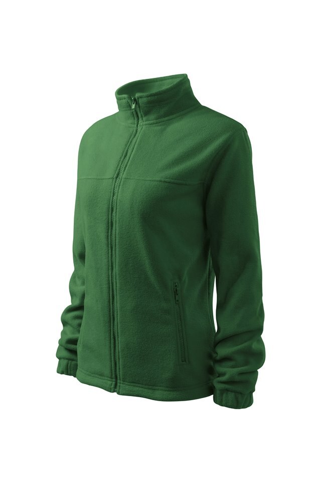 Jacheta fleece pentru dama - 504, XL, verde sticla - eMAG.ro