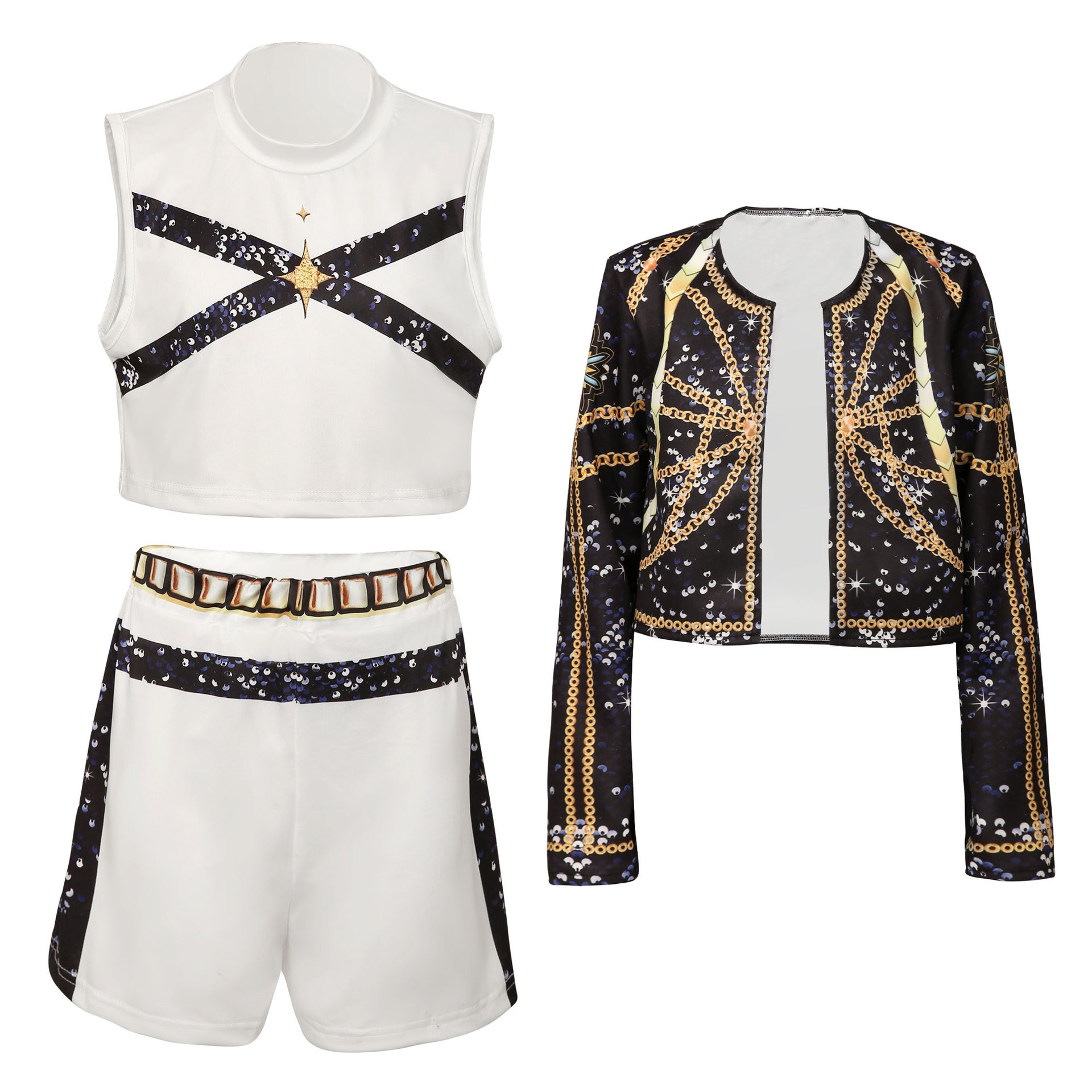 Costum pentru copii K-Pop Devil Hunter, Rumi, 130cm - eMAG.ro