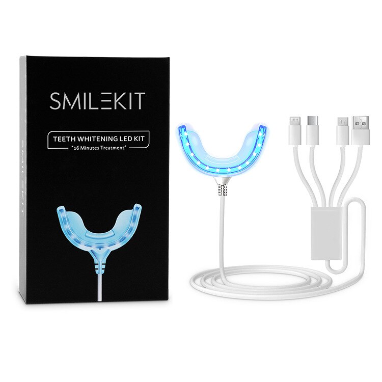 Kit de albire a dintilor, Smilekit, incarcare USB - eMAG.ro