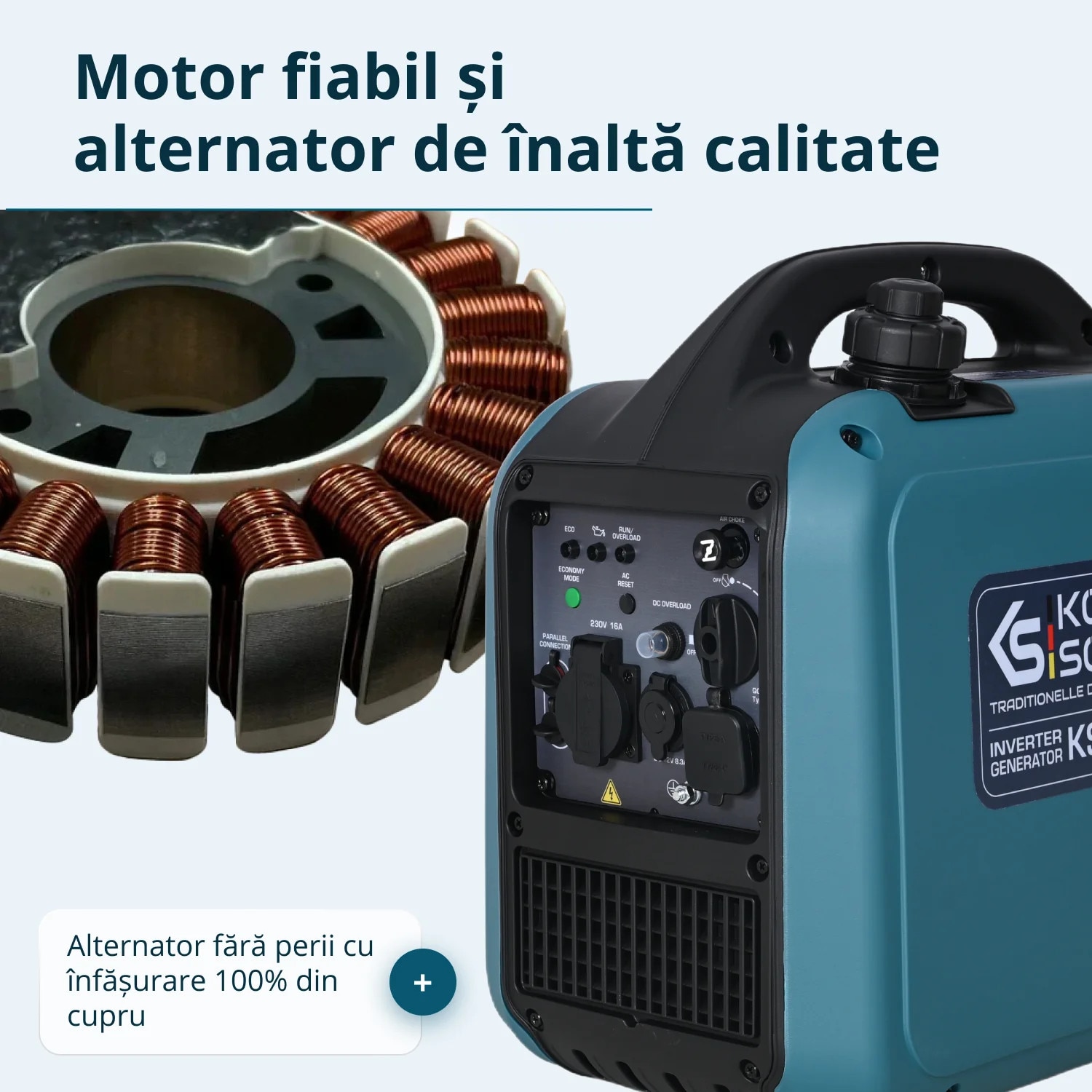 Könner & Söhnen KS 1900i S Generator invertor 2000 W, silentios ...