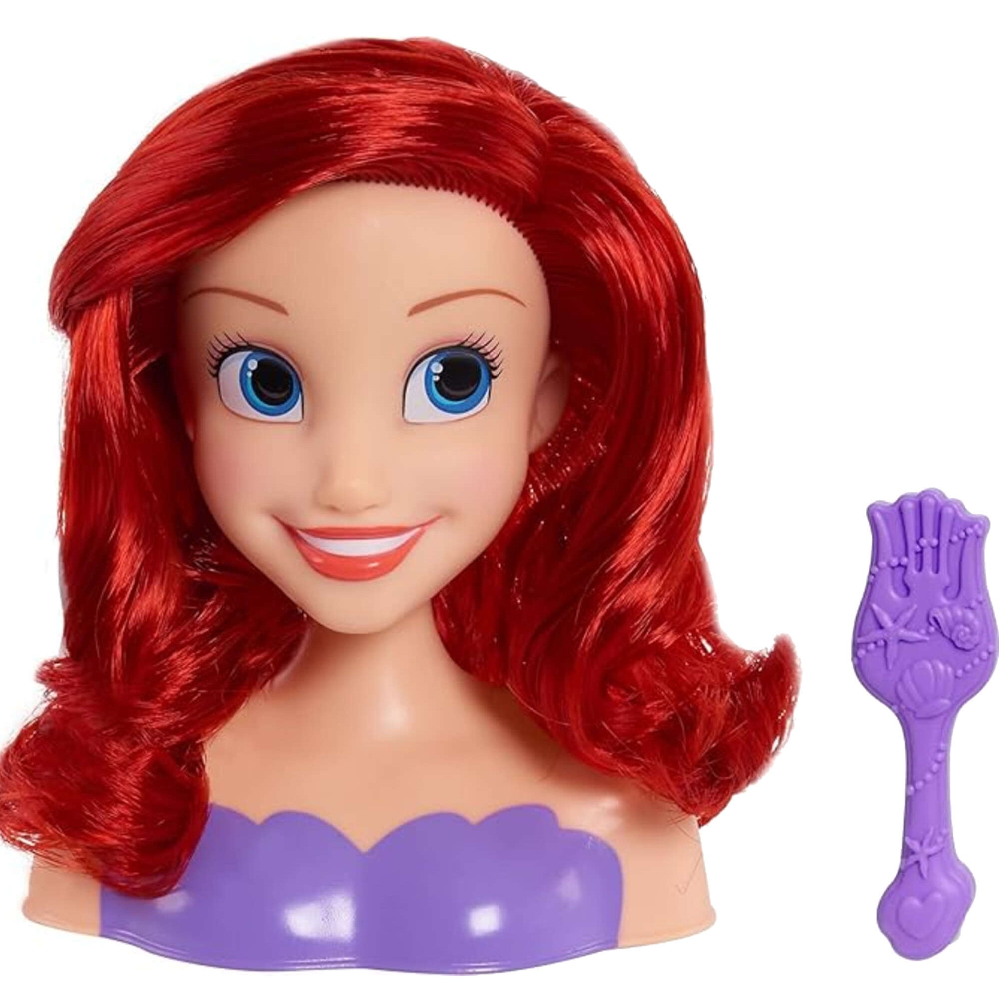Disney Princess Arielka Little Mermaid pieptanare si styling cap papusa ...