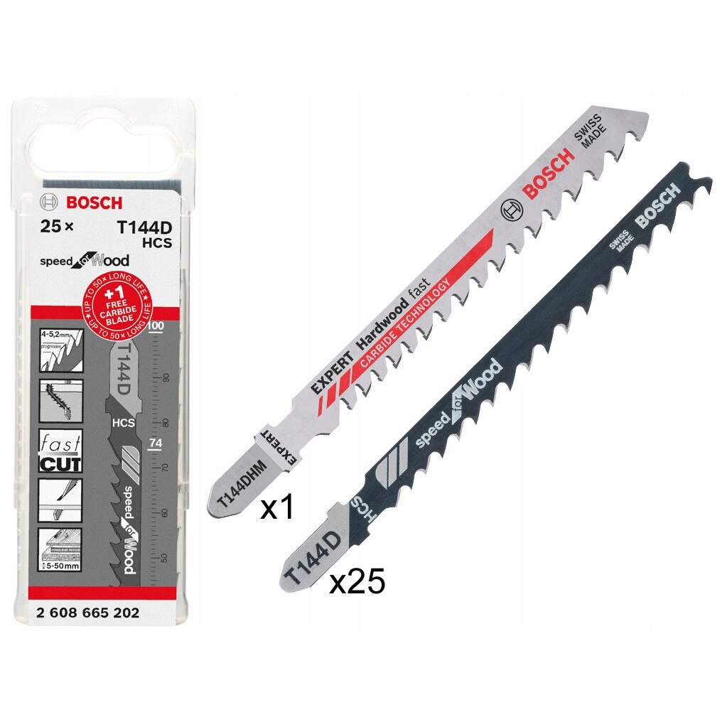 Set 26 Bratari Bosch pentru Lemn, 90mm, Carbura, Precizie taiere - eMAG.ro