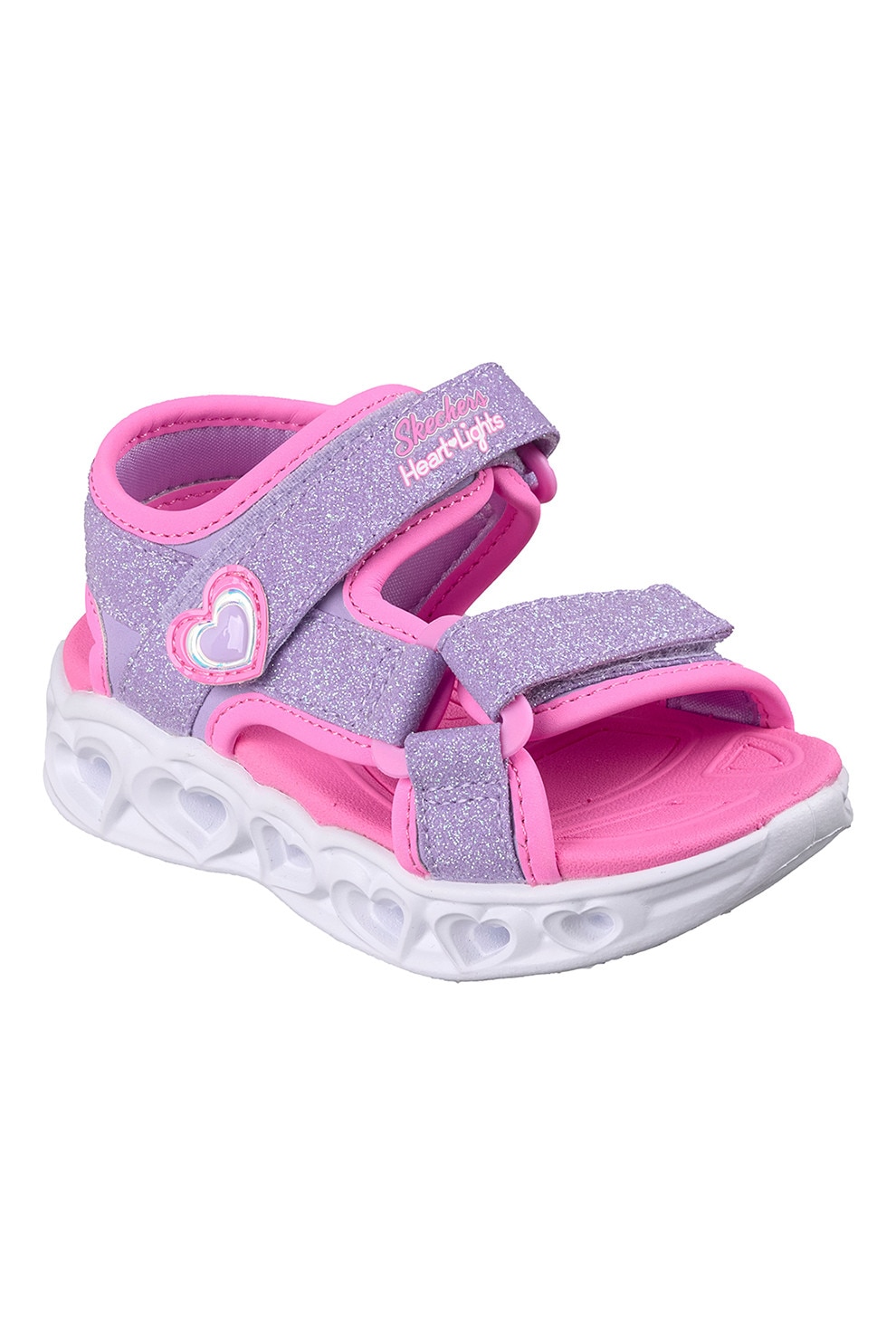 Sneakers, Sandale S Lights-Heart, Violet, Roz, 22 EU - eMAG.ro
