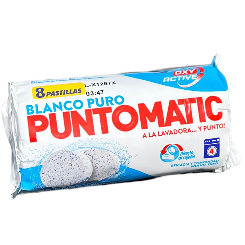 Tablete detergent Puntomatic pentru haine albe - 4 spalari - eMAG.ro