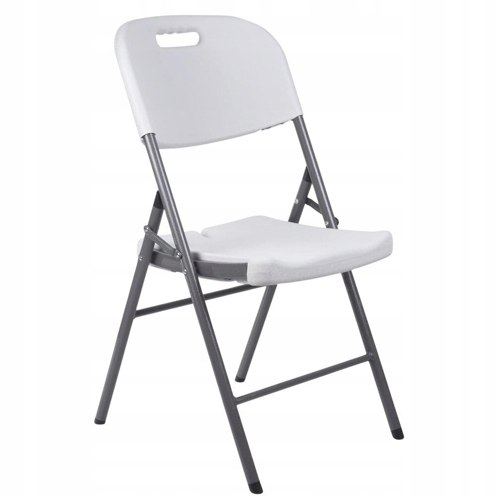 Scaun pliabil, alb, 84x50x46 cm, HDPE, pentru evenimente - eMAG.ro