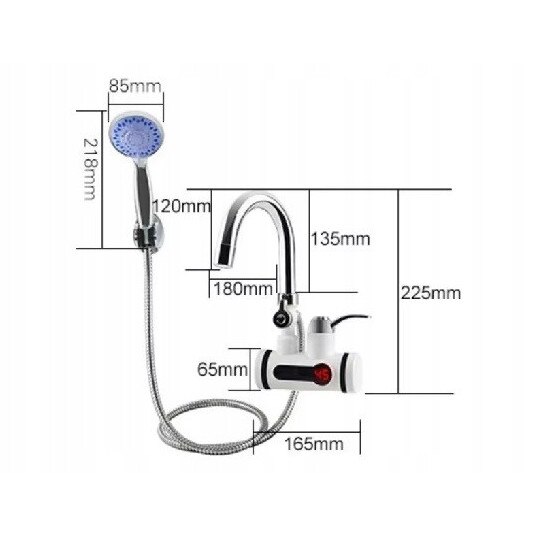 Incalzitor instant de apa electric, PrzyPas, 3000W, control temperatura ...
