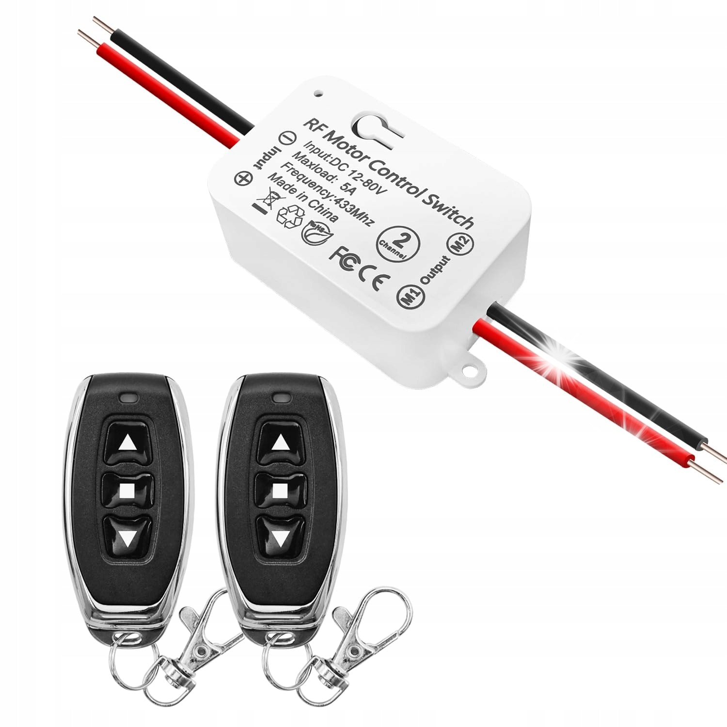Telecomanda radio dieseRC, 12V-80V, 5A, 433 MHz - eMAG.ro