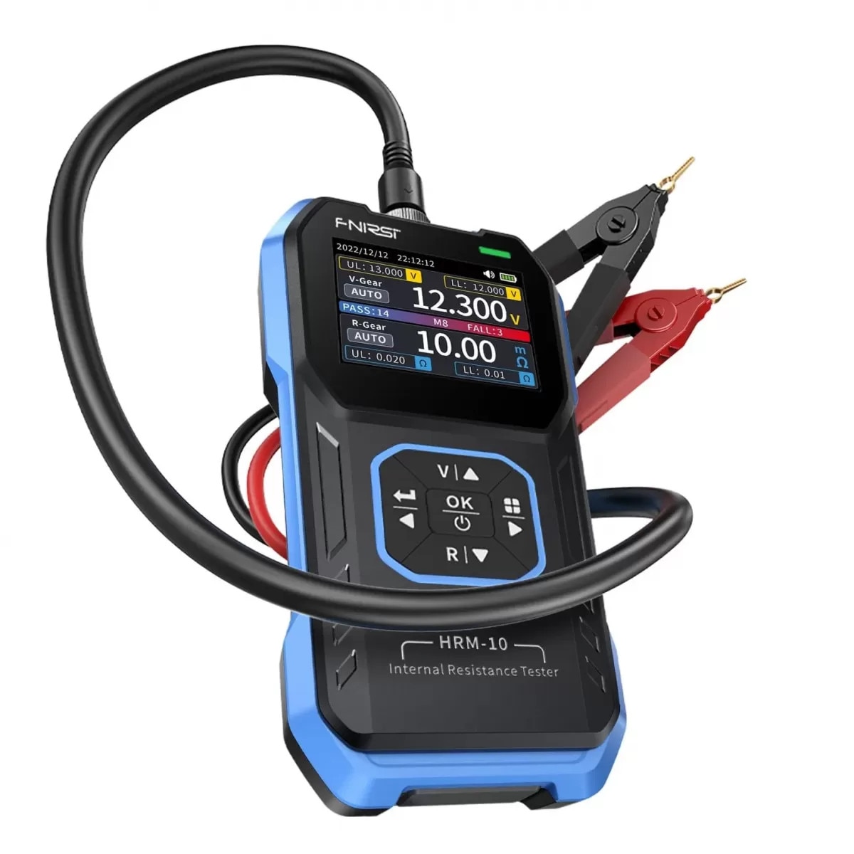 Tester de Rezistenta Interna pentru Baterii FNIRSI HRM-10 Display TFT ...