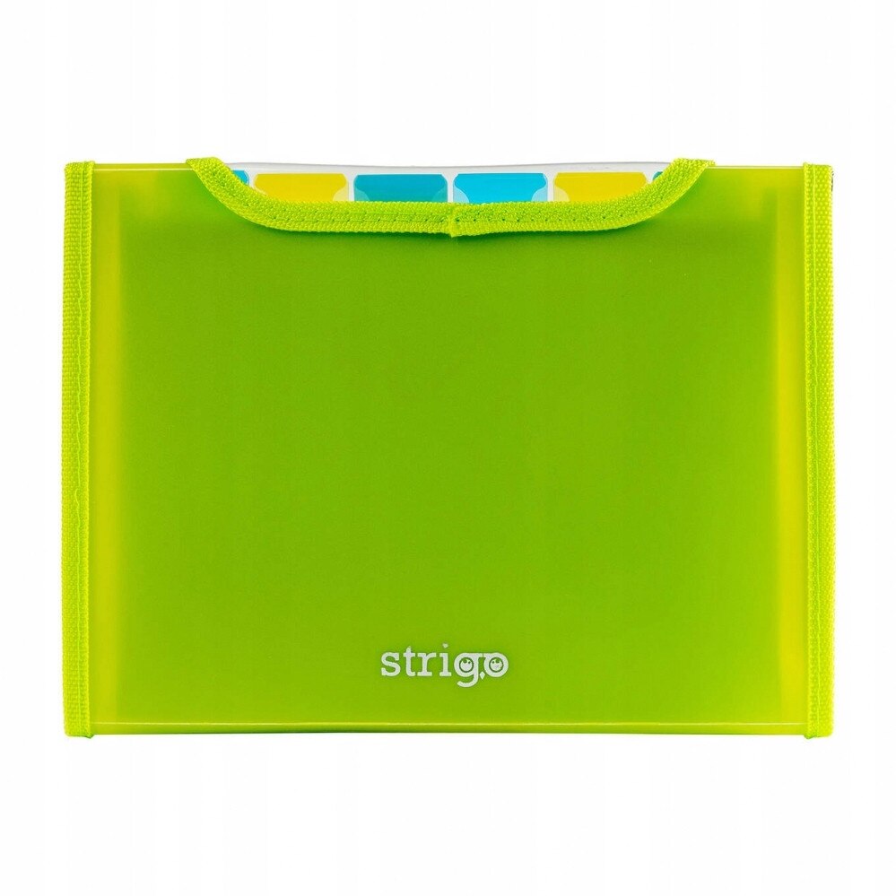 Mapa VFILE STRIGO A5, 6 compartimente, verde - eMAG.ro