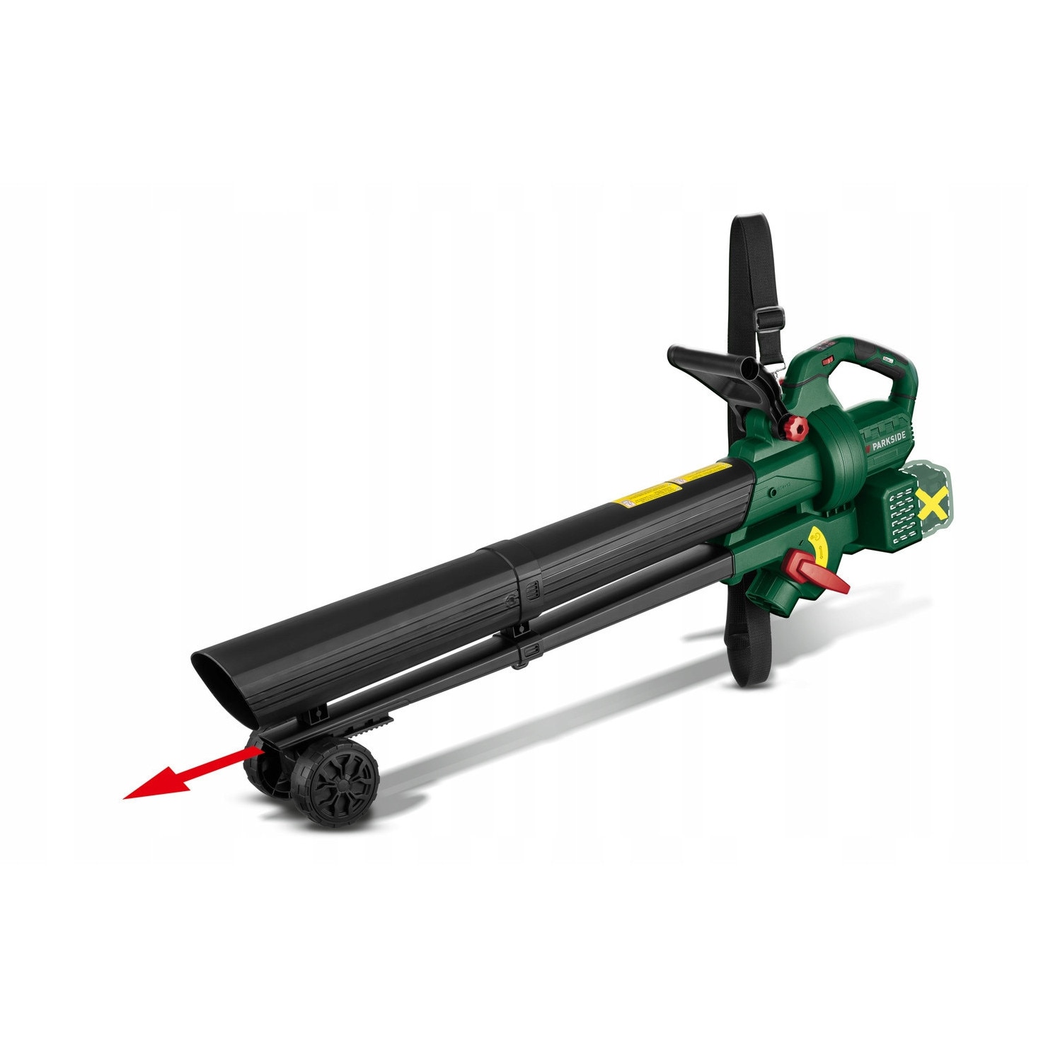 Aspirator si suflanta pentru frunze PARKSIDE 40 V, PLSBA 40-Li A1, 3 in ...