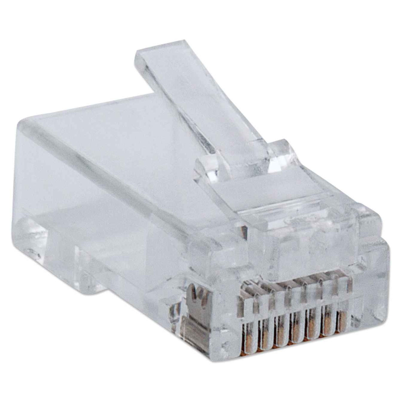 Модулен конектор RJ45 Cat6 UTP, комплект 100 броя, 11,6x22,6x8,3мм, бял ...