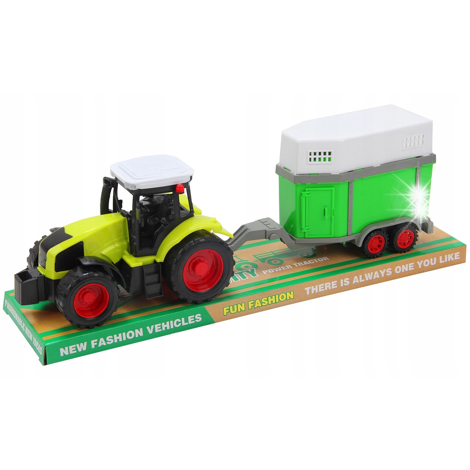 Tractor cu remorca Trifox, dimensiuni 111x432mm, pentru copii 3+ - eMAG.ro