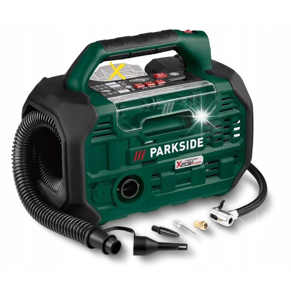 Compresor 20V 2 in 1 PKA 20-Li C3, Parkside, presiune maxima 10,3 bar ...