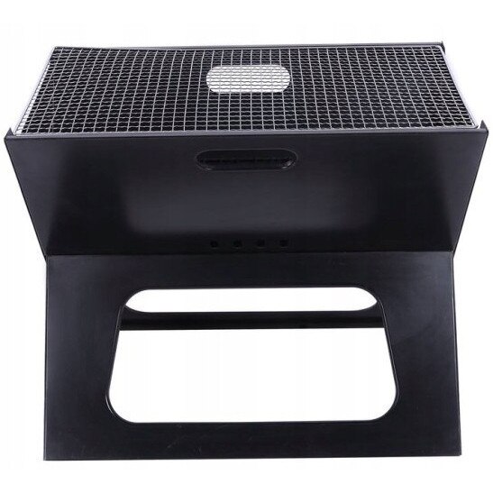 Gratar pliabil pentru gradina, 46x32x29 cm, cu maner, pentru carbune ...