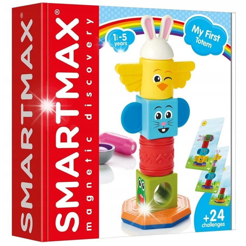 Set de constructie SmartMax, 20 piese, culori vii, pentru copii - eMAG.ro