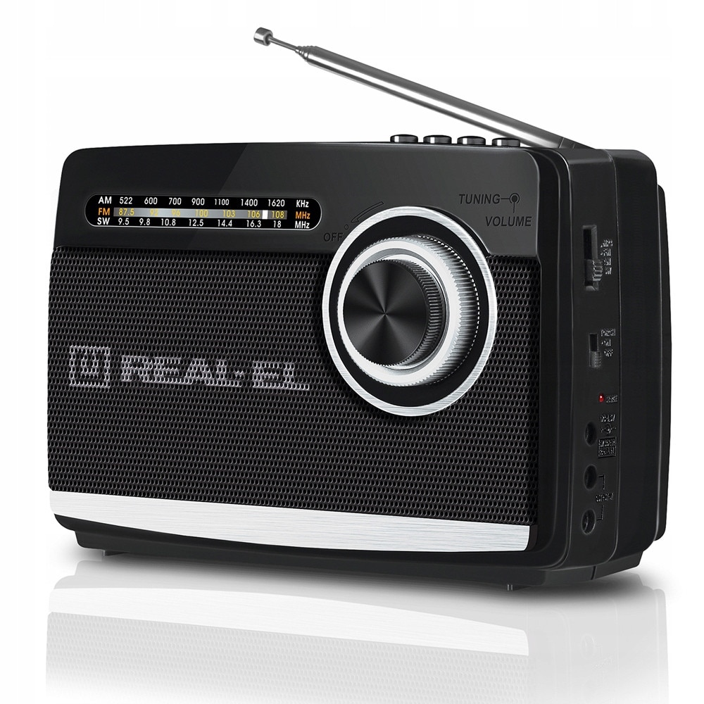 Radio portabil FM/AM/SW REAL-EL X-510, cu lampa, redare USB ...