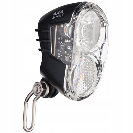 Lampa Bicicleta Fata AXA Echo 15 lm, Dinamo In Butuc, On/Off - eMAG.ro