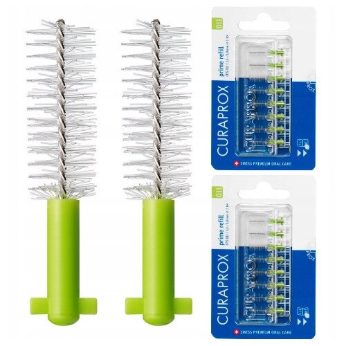 Periute Interdentare Curaprox CPS 011 Prime Refill 8buc x2 - Verzi ...