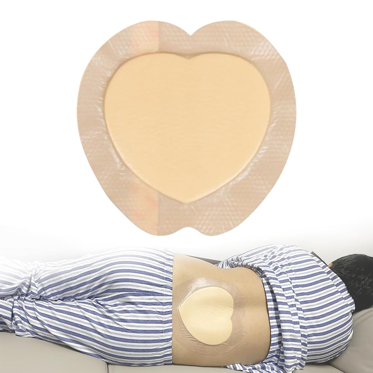 Omelivon®-Bandaj pentru rani, bandaje din spuma sacrum, silicon ...