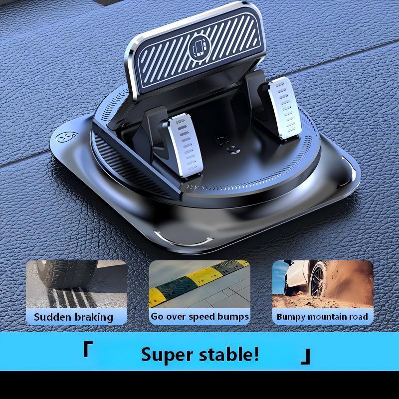 Set accesorii auto 2-in-1: Suport telefon 360° si placuta de parcare cu ...