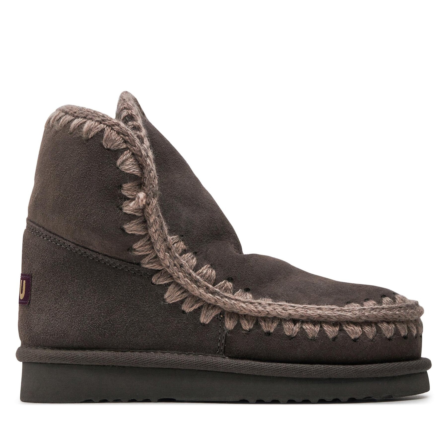 Ghete de zapada dama Mou Cha Eskimo18, piele naturala, maro, 35 EU ...