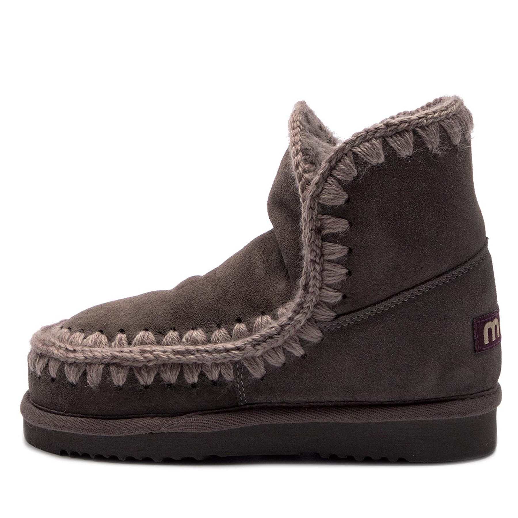 Ghete de zapada dama Mou Cha Eskimo18, piele naturala, maro, 35 EU ...