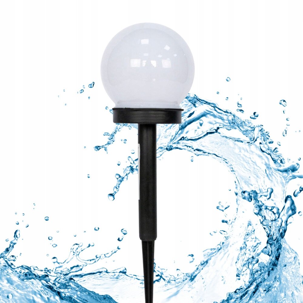 Lampa Solara Alba Rotunda 10cm LED 6500K, pentru Gradina - eMAG.ro