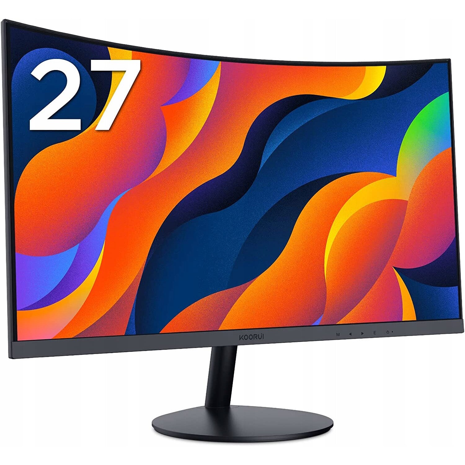 Monitor LCD, Koorui, 27n5c, 27 inch, 1920 x 1080 px, Ecran curbat ...