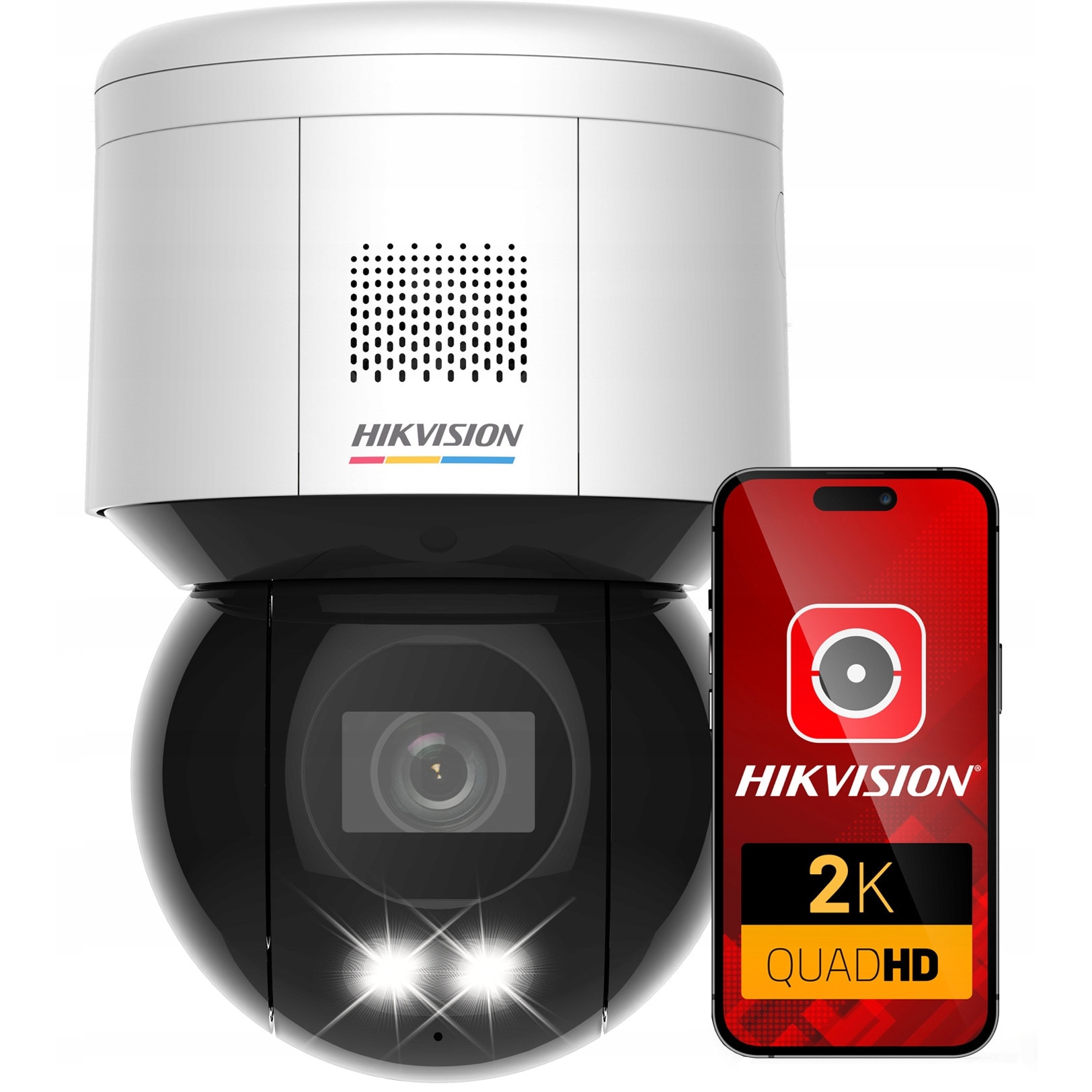 Cameră de supraveghere exterior HIKVISION 4MP WiFi PTZ, tehnologie ...