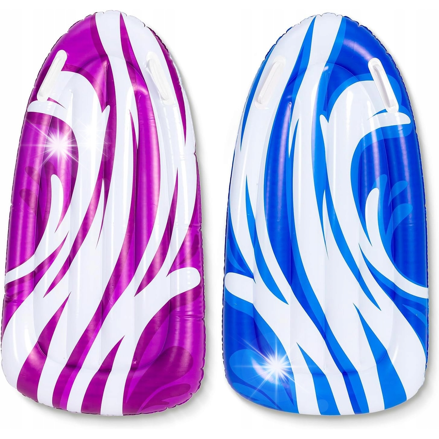 Set 2 placi de inot colorate din PVC pentru copii, adulti, usor de ...