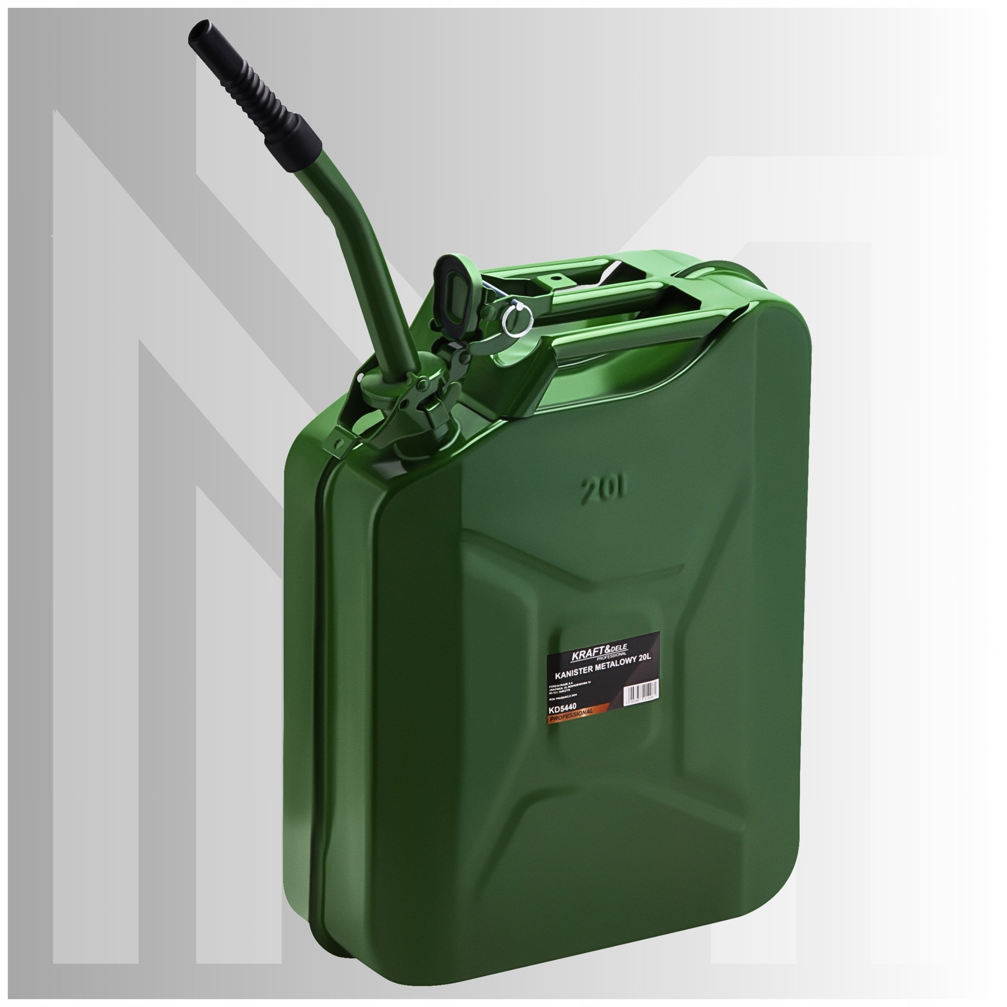 Canistra metalica 20L Kraft&Dele, rezistent la coroziune, pentru ...