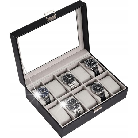 Set cutii organizatoare pentru ceasuri, 10 bucati, multicolor - eMAG.ro