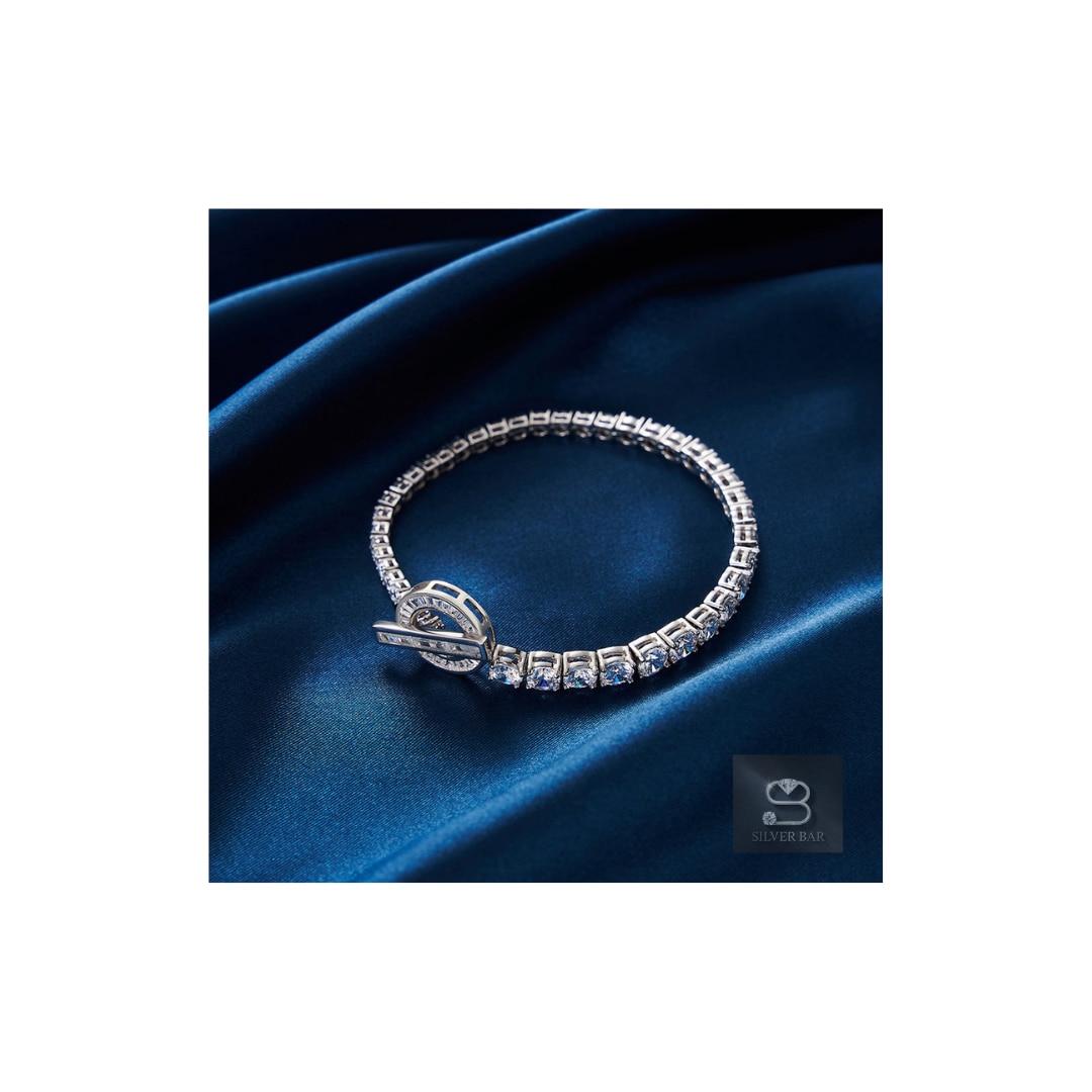 Bratara din argint, Tennis Bracelet - eMAG.ro