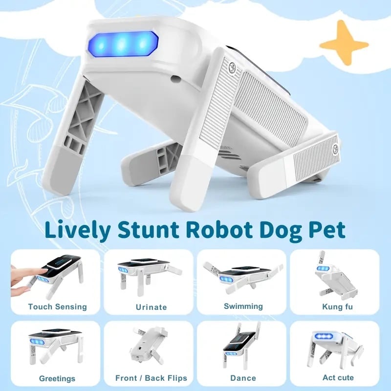 Robot Caine Inteligent iUni 8016, Control Telecomanda, Senzor Atingere ...