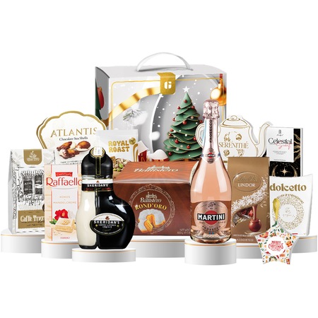 Pachet cadou Excelsior-lichior Sheridan’s,Prosecco RoseExtraDryMartini ...