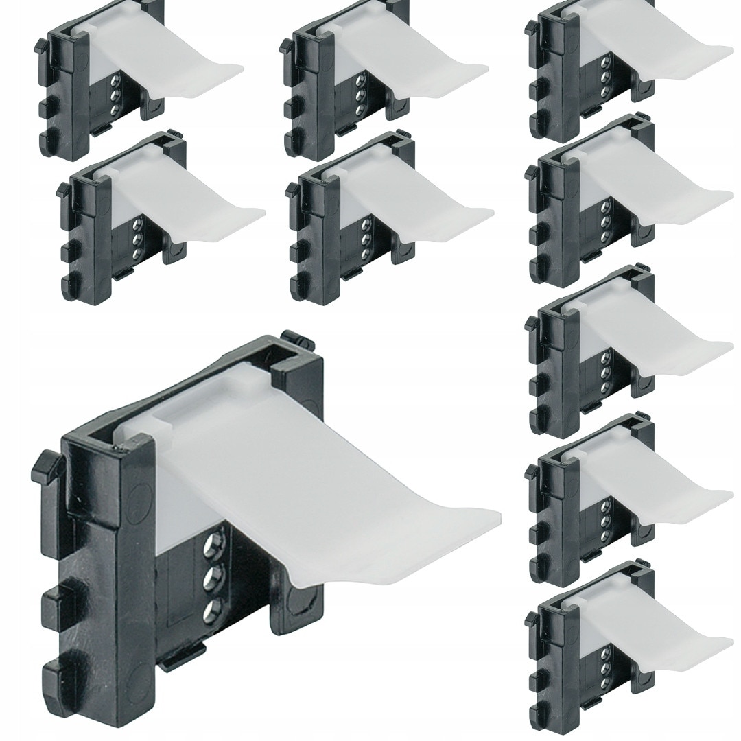Set 10x Cleme pentru plinte, 16mm, Hafele, PVC - eMAG.ro