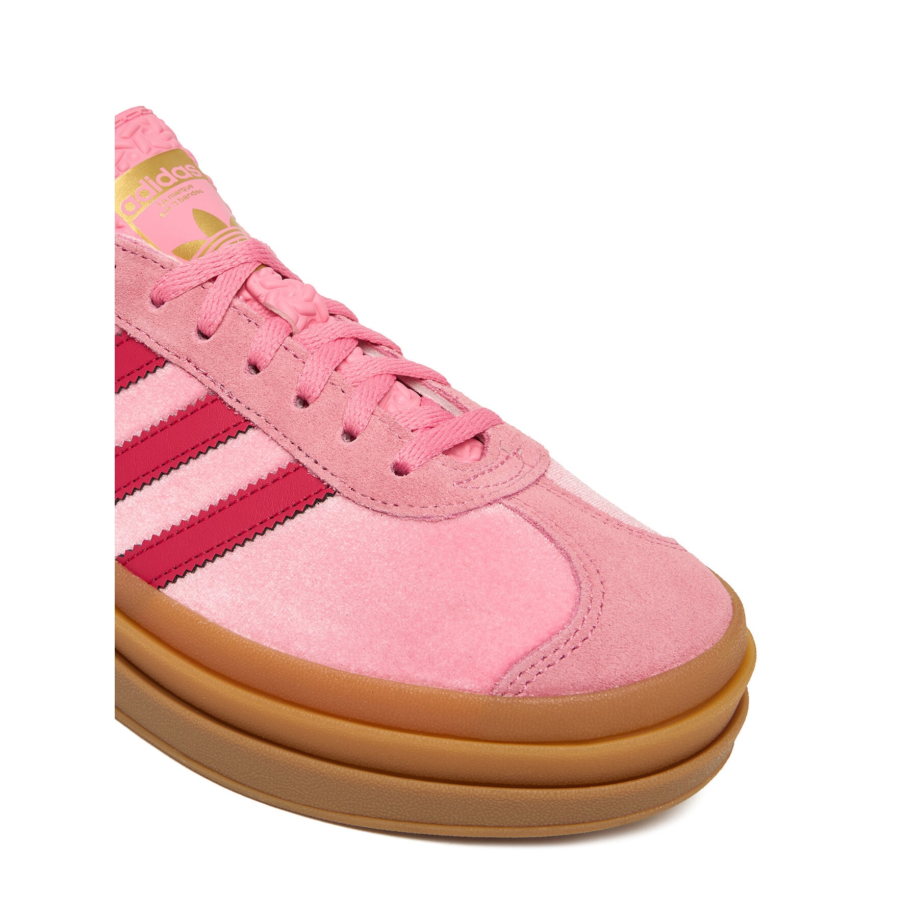 Tenisi unisex Adidas Gazelle Bold, piele naturala, roz, 35.5 EU - eMAG.ro